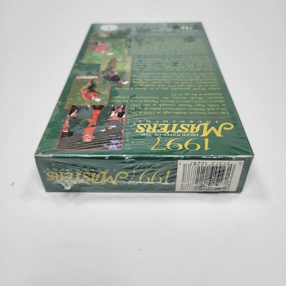 Media | 1997 Masters Tournament Highlights New Sealed Vhs Watermark ...